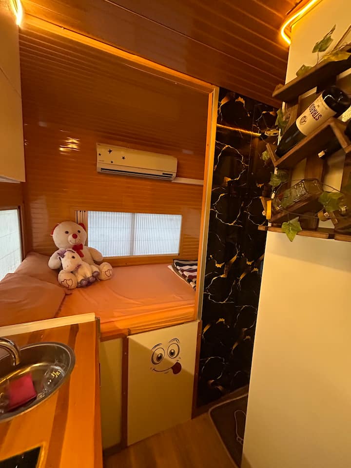 ÖLüdeniz’de Sabit Lüks Karavan Geniş & Konforlu - Fethiye