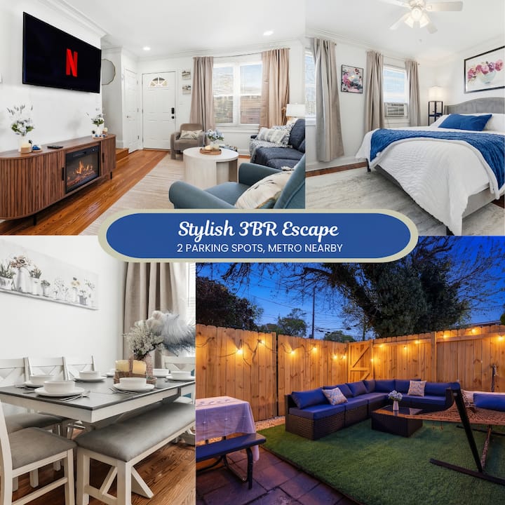 Stylish 3br Escape 5 Min To Old Town, Metro Nearby - Alexandria, VA