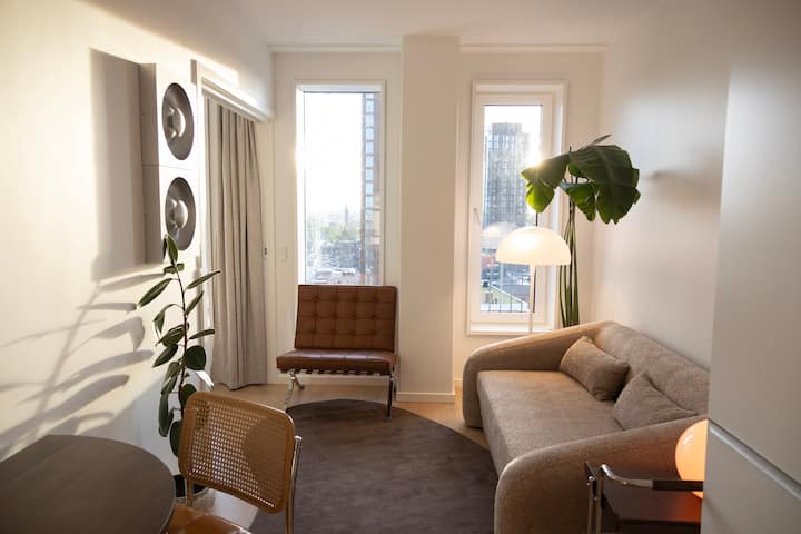 Designer Apartment W/ Panoramic Copenhagen Views - Copenhague