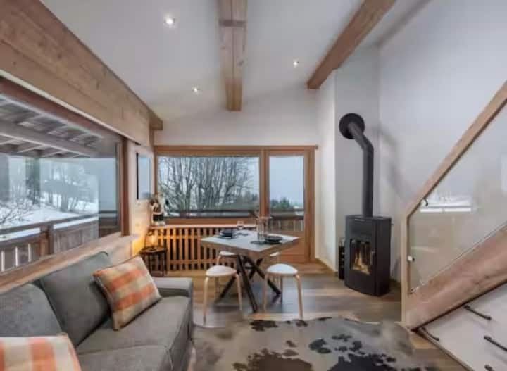 Le Petit Megève | Alpine Retreat & Panoramic View - Megève