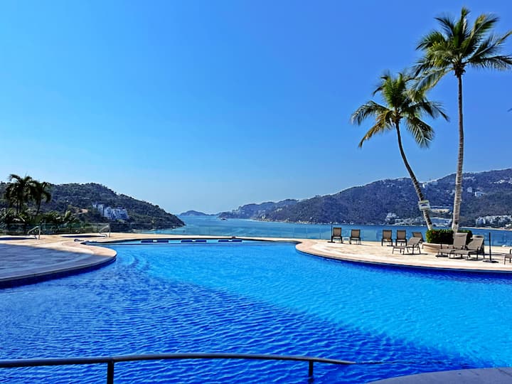 Depto. 2 Hab. Con Vista Al Mar “Puerto Marqués” - Acapulco