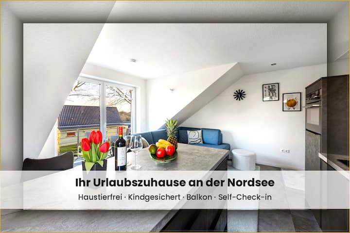 Haustierfrei! Fewo Hafenruh Nahe Seehundstation - Friedrichskoog