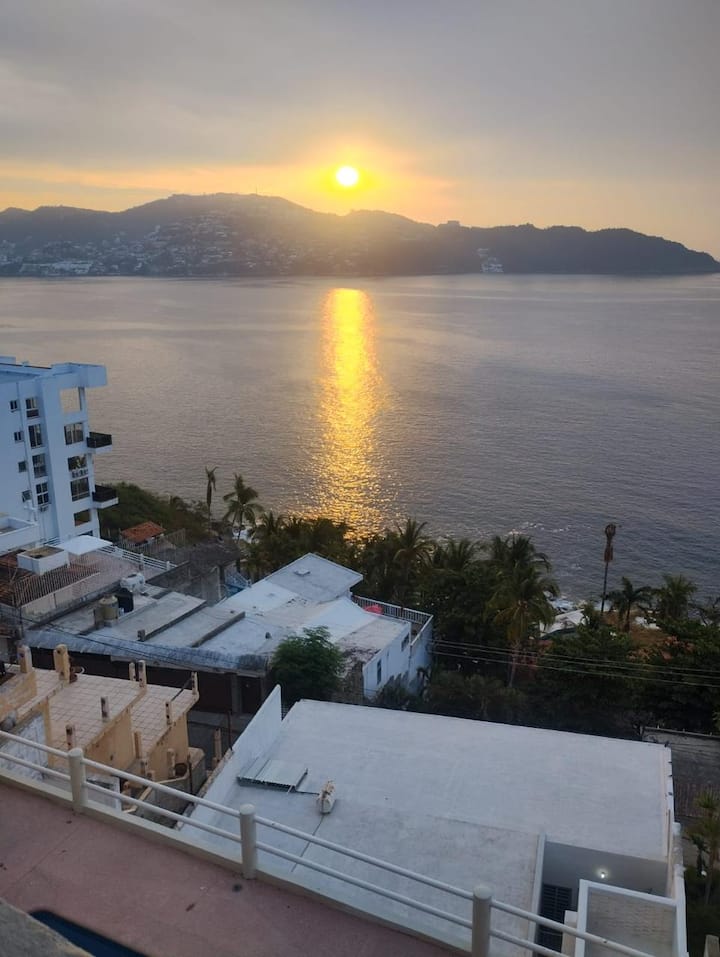 Residencia En Acapulco, Con Vista Al Mar. - Pie de la Cuesta