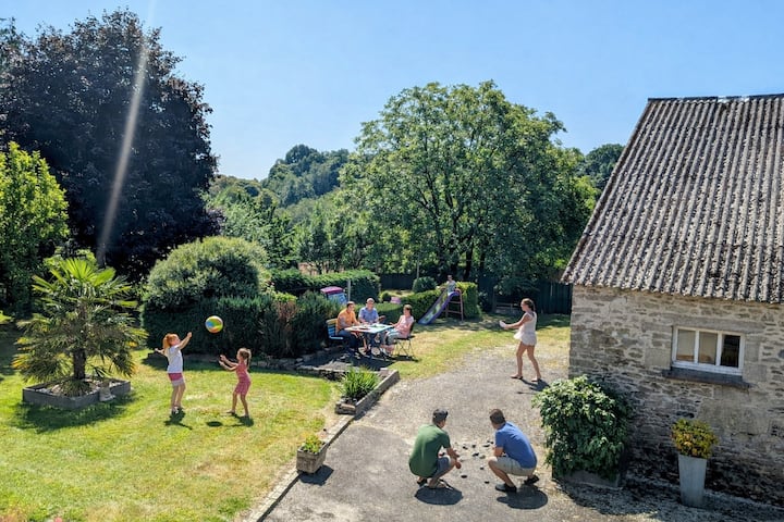 Maison De Famille 2 Studios Parc Arboré Cloturé - Pontivy