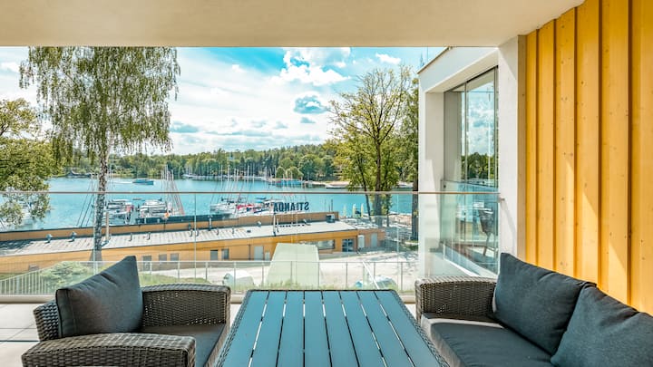 Apartament B201 Z Widokiem Na Jezioro Z Jacuzzi - Giżycko