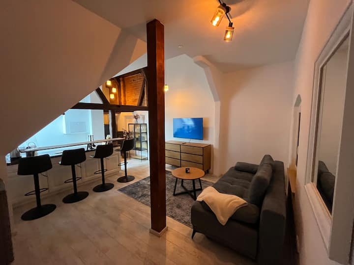 Modernes Loft Mit Holzbalken & Charme - Bautzen