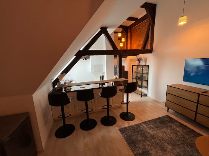Modernes Loft Mit Holzbalken & Charme - Bautzen