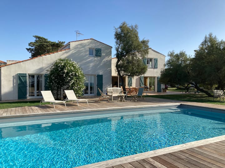 Maison Familiale - Vue Mer - Piscine Chauffée - La Rochelle