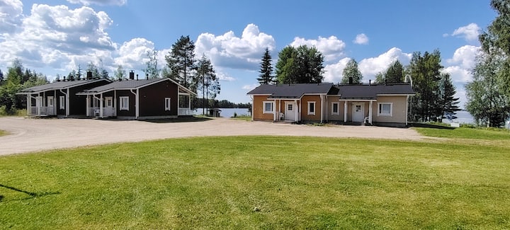 Saunallinen Paritalohuoneisto, Järven Rannalla. - Ristijärvi