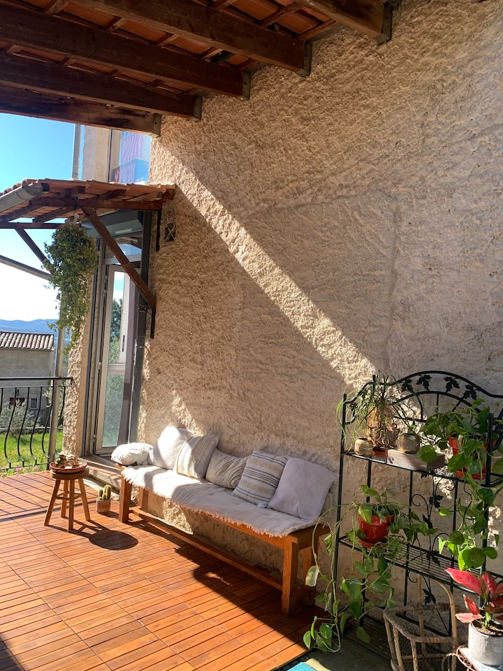 Terrasse, Vue Imprenable, Centre à Pied - Forcalquier