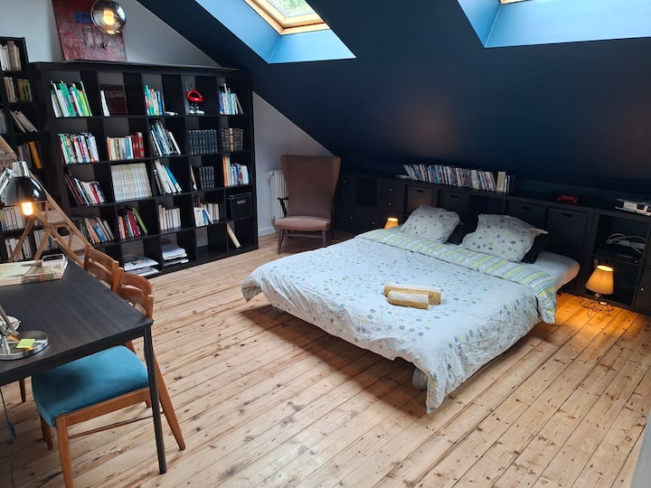 Liège Centre-belle Grande Chambre Chez L'habitant - Liège