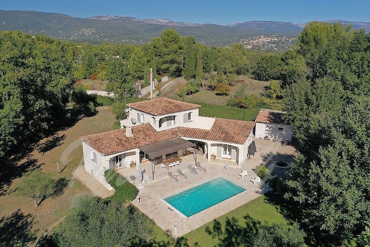 Villa Amare, Climatisée, Piscine, 10 Personnes - Fayence