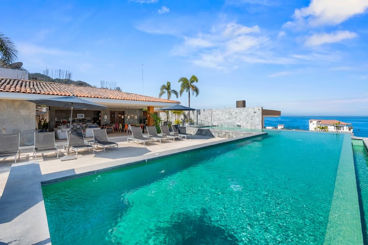 Rooftop Pool Studio At Pacifica Pv Romantic Zone - Puerto Vallarta