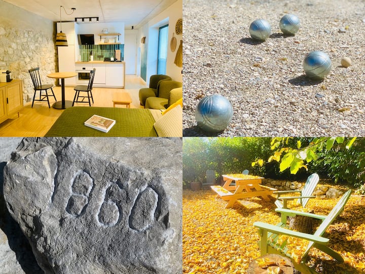 Ferme1860•rustique Moderne•jardin•studio Forêt - Talloires-Montmin