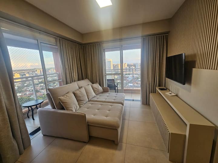 Vista Deslumbrante E Conforto Total Em Andar Alto! - Brasil