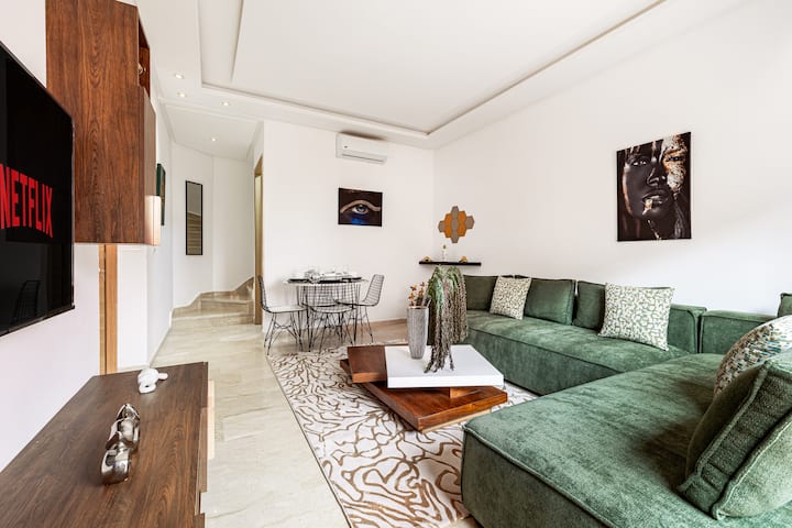 2 Chambres Centre Marrakech Moderne & Confort - Marrákes
