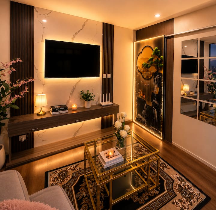 Luxury Condo/city Center/balcony/sleeps 6/wifi - バギオ