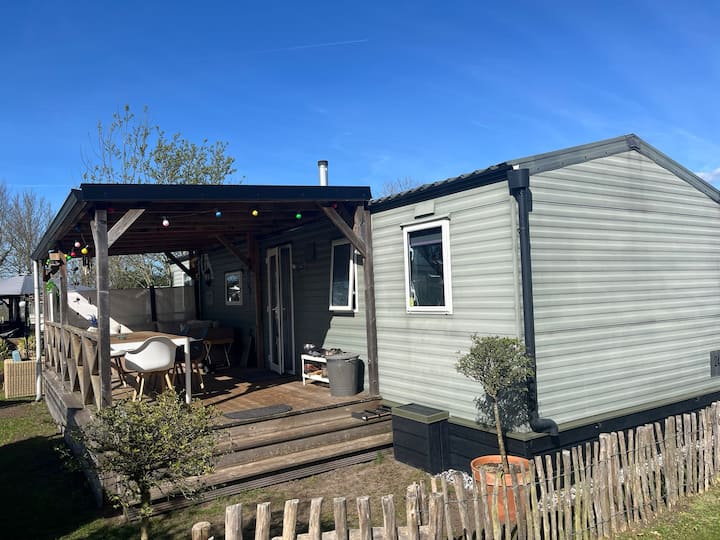 Stacaravan Met Grote Zonnige Tuin Op Top Locatie! - Dalfsen