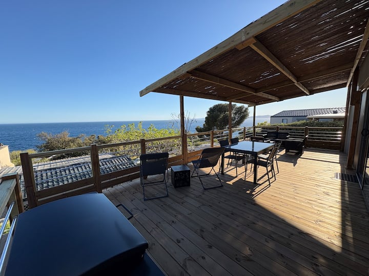 Mobil Home Vue Mer Au Domaine De L'île D'or. - Saint-Raphaël