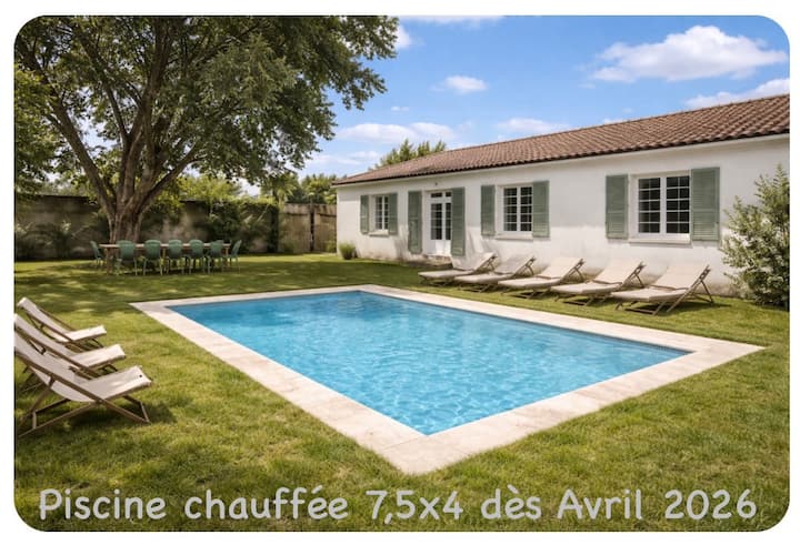 L’échapée Brem - Piscine Chauffée - 1km De L’océan - Brem-sur-Mer