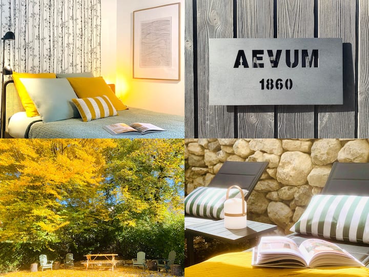 Ferme1860•rustique Moderne•patio Privé•studio Lac - Talloires-Montmin