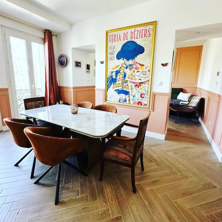 Appartement Haussmannien
Séjour Authentique - Béziers