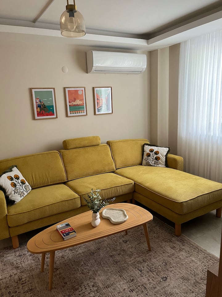 Göztepede Zemin Stüdyo Daire - İzmir