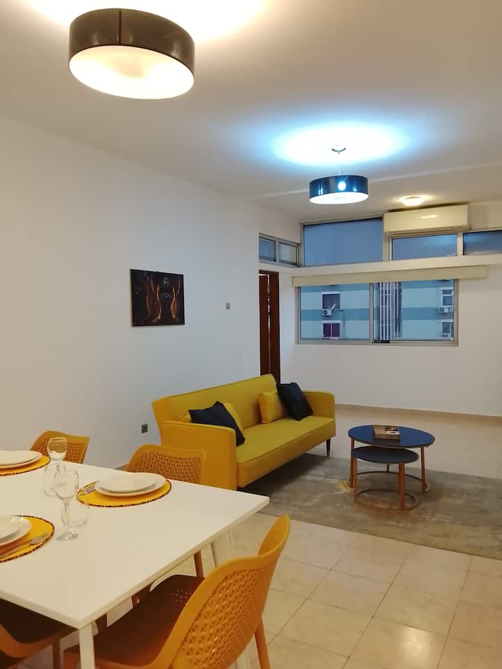 Sunny Yellow T2 In The Heart Of Luanda - Angola