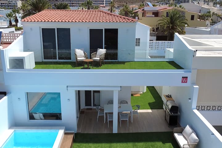 Luxury Family Villa Buho Heated Pool - Los Cristianos
