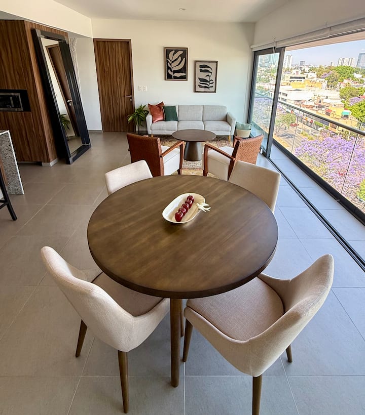 Minerva Skyline 3br Luxury Stay 7th Floor View - Guadalajara, Mexico