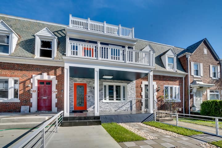 5br Dc Townhome | Sleeps 12 | 4 Levels + Parking - Silver Spring, MD