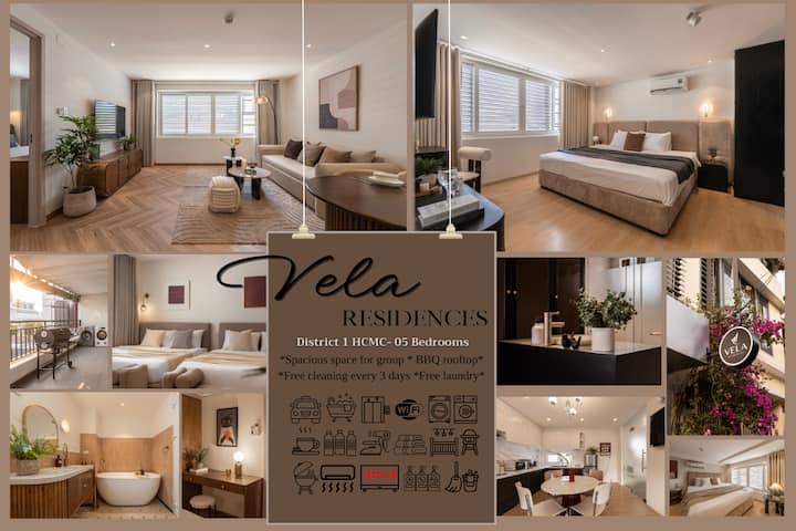 5br Entire Building • Dist1 • Lift • Bbq Rooftop - Ho Chi Minh City