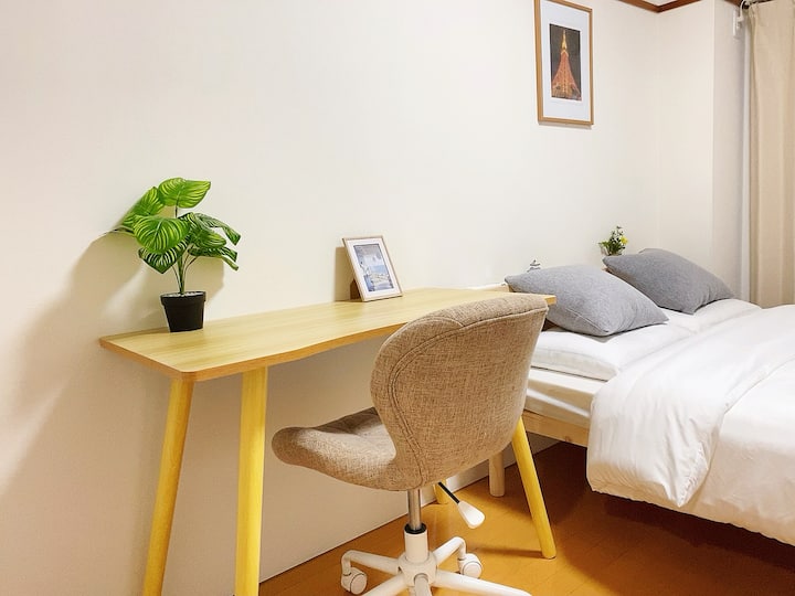 池袋站步行6分钟/商圈新装26㎡宽敞公寓403号/有电梯/最多3人/带wifi - Ikebukuro