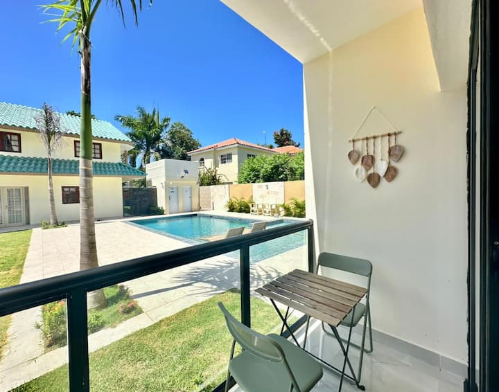 Moderno+piscina Cerca De Playa - Punta Cana