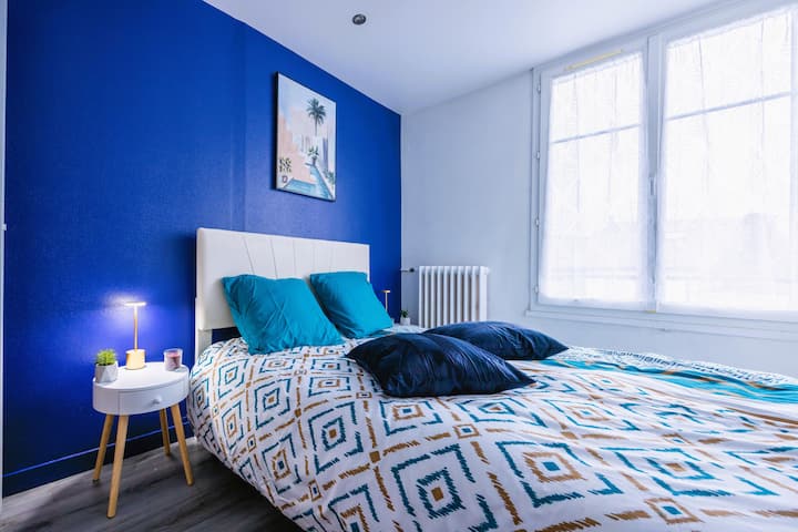 Appartement 3 Pièces - Coeur Rezé - 10 Min Nantes - Ibis Budget Nantes Reze Aeroport