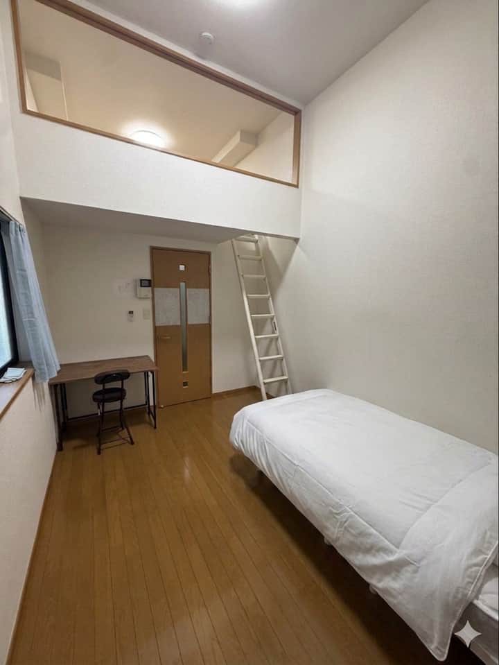 E15) Walking Distance Tenjin Area / Private 3 Ppl - Fukuoka