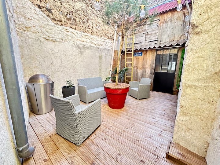 Bessan/maison/terrasse/8pers/clim/plage<15min - Bessan
