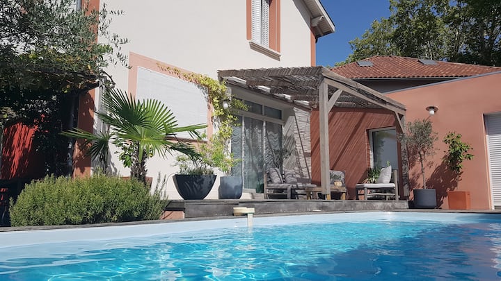 Charmante Maison De Ville Avec Piscine - Toulouse
