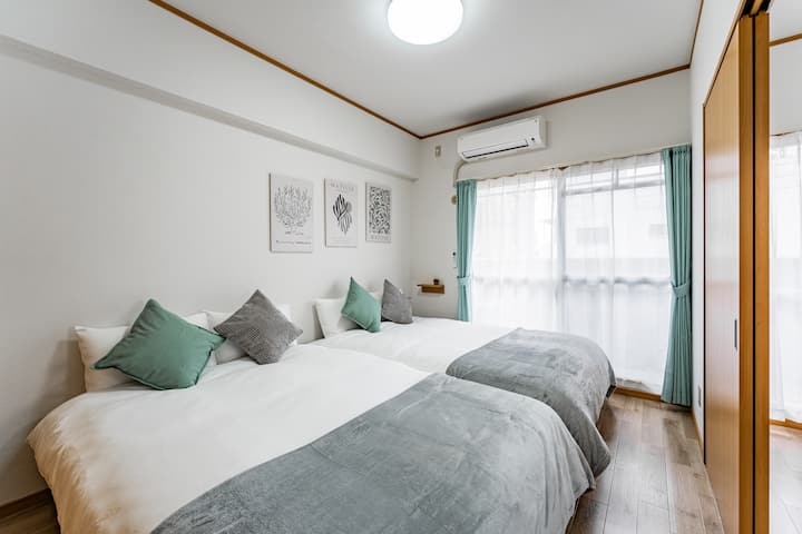 5 Beds/max7ppl/44㎡/5-min Walk To Okaido/matsuyama - Japon