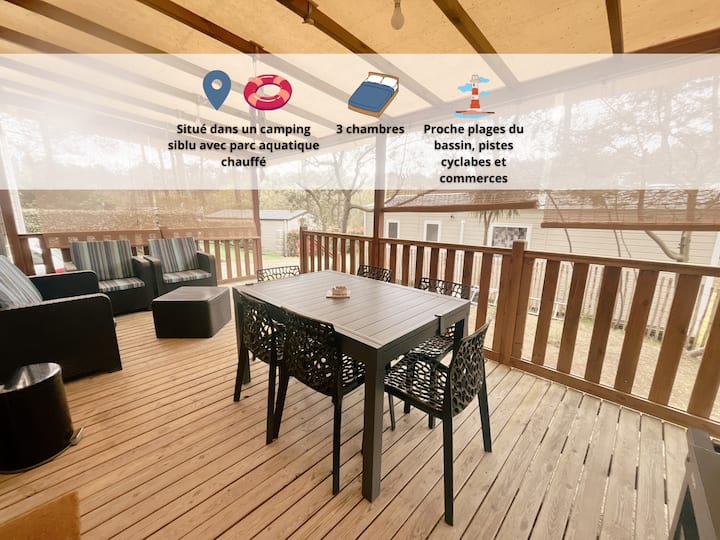 La Cabane Du Bassin - Mobil-home 6 Personnes - Andernos-les-Bains