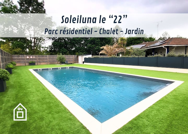 Soleiluna Le "22" - Chalet - Jardin - Dax