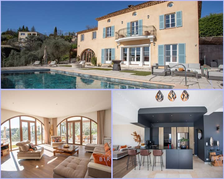 Moderne Et Sublime Villa Provençale Ac Piscine Et - Montauroux