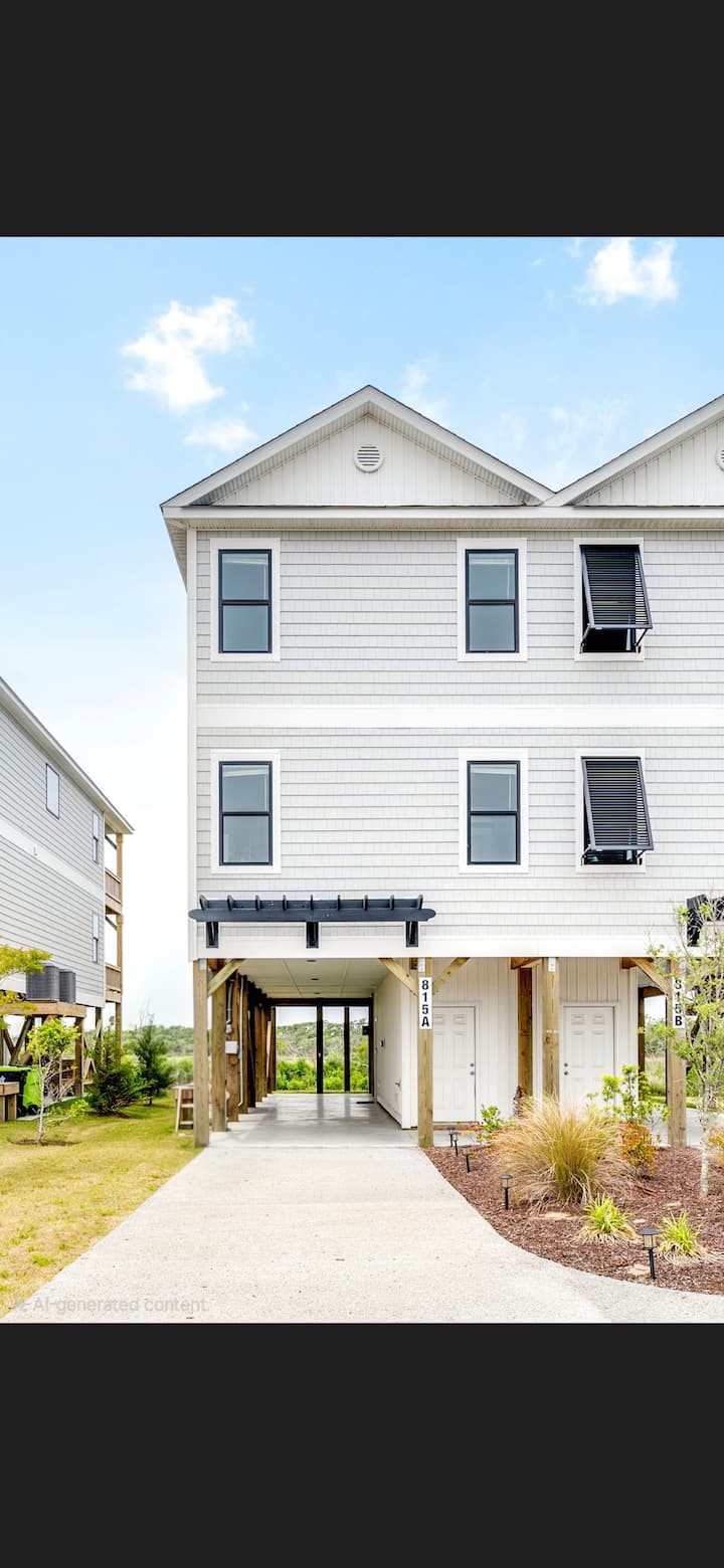 Marley's Way: Waterfront Bliss With Private Dock! - Surf City, NC