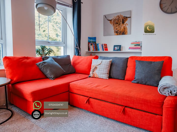 The Central Escape| 2bd Free Parking| Work&leisure - Cardiff