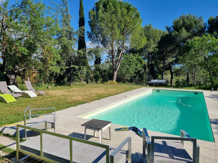 Grande Maison Avec Piscine Et Jardin - Aix-en-Provence
