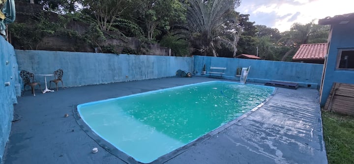 Casa De Campo Com Area De Lazer Piscina,futmesa. - Vinhedo