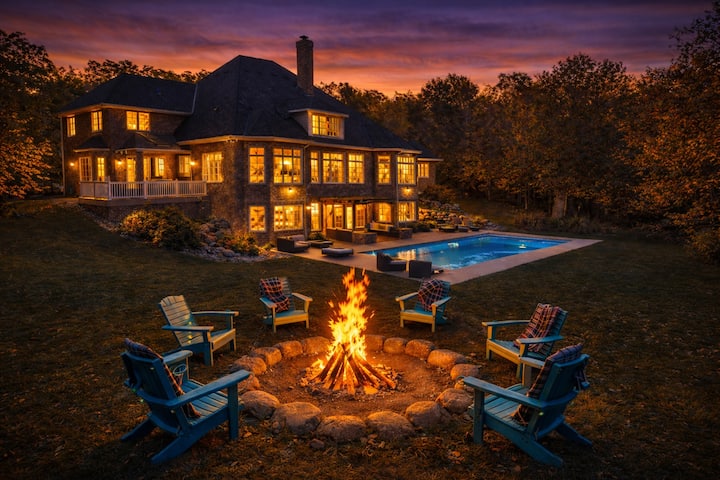 Private 46-acre Resort | New Pool, Arcade, Theater - Port Washington, WI