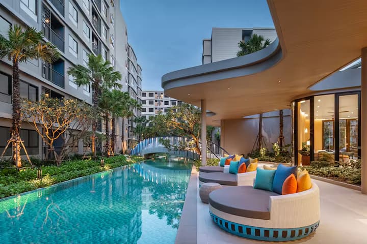 Dcondo Reef Luxurious 2br With Gym Pool Coworking - Phuket