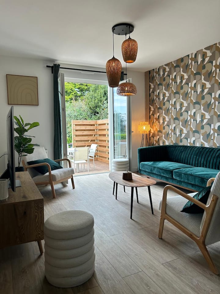 Gîte 8p Spa Jacuzzi 2 Terrasses | Plages à 4 Min - Île de Batz