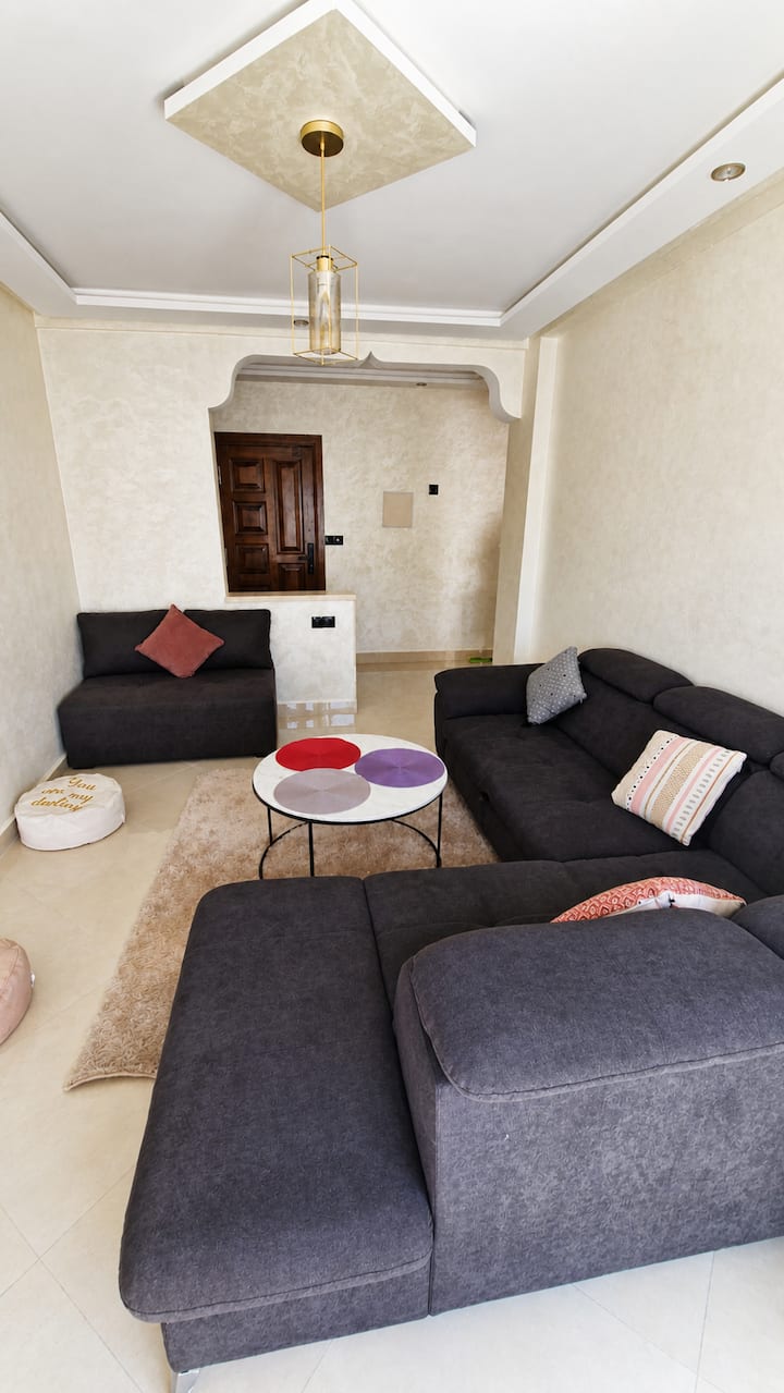 Charmant T2 Lumineux Avec Balcon - Rabat